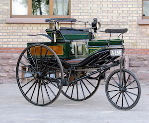 1888 Benz Patent In Color